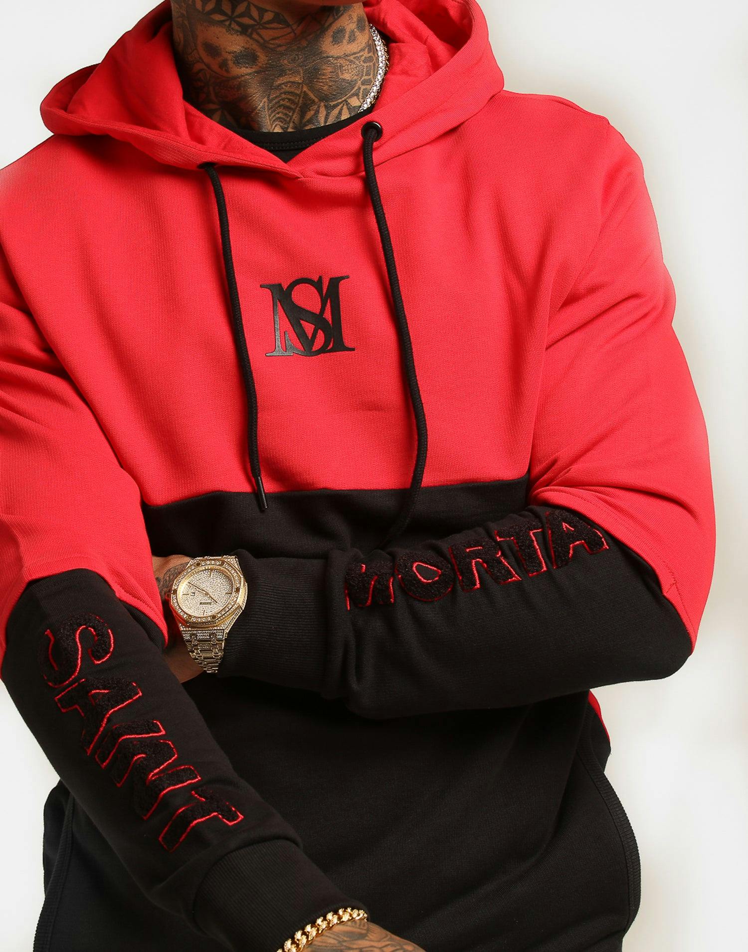 Saint Morta Justice New Age Hoody V2 Red/Black | Culture Kings US