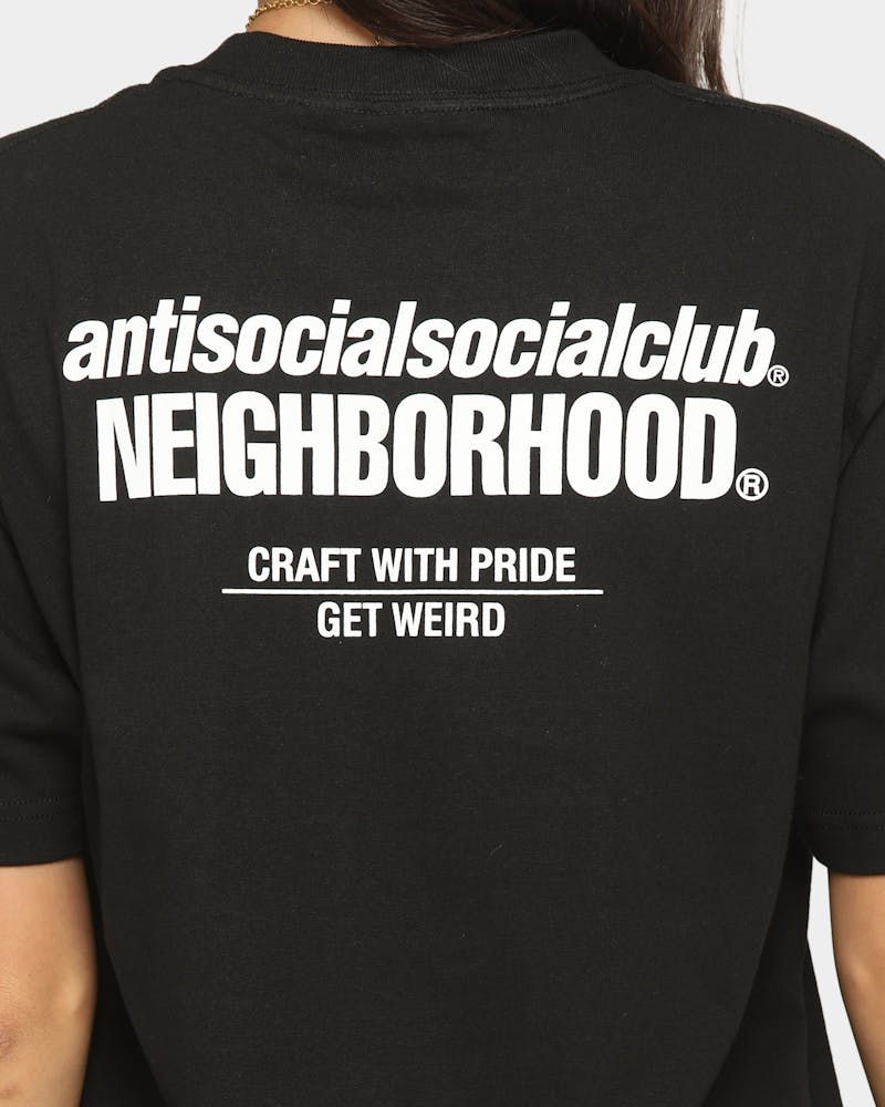 Anti Social Social Club Cambered T-Shirt Black | Culture Kings US
