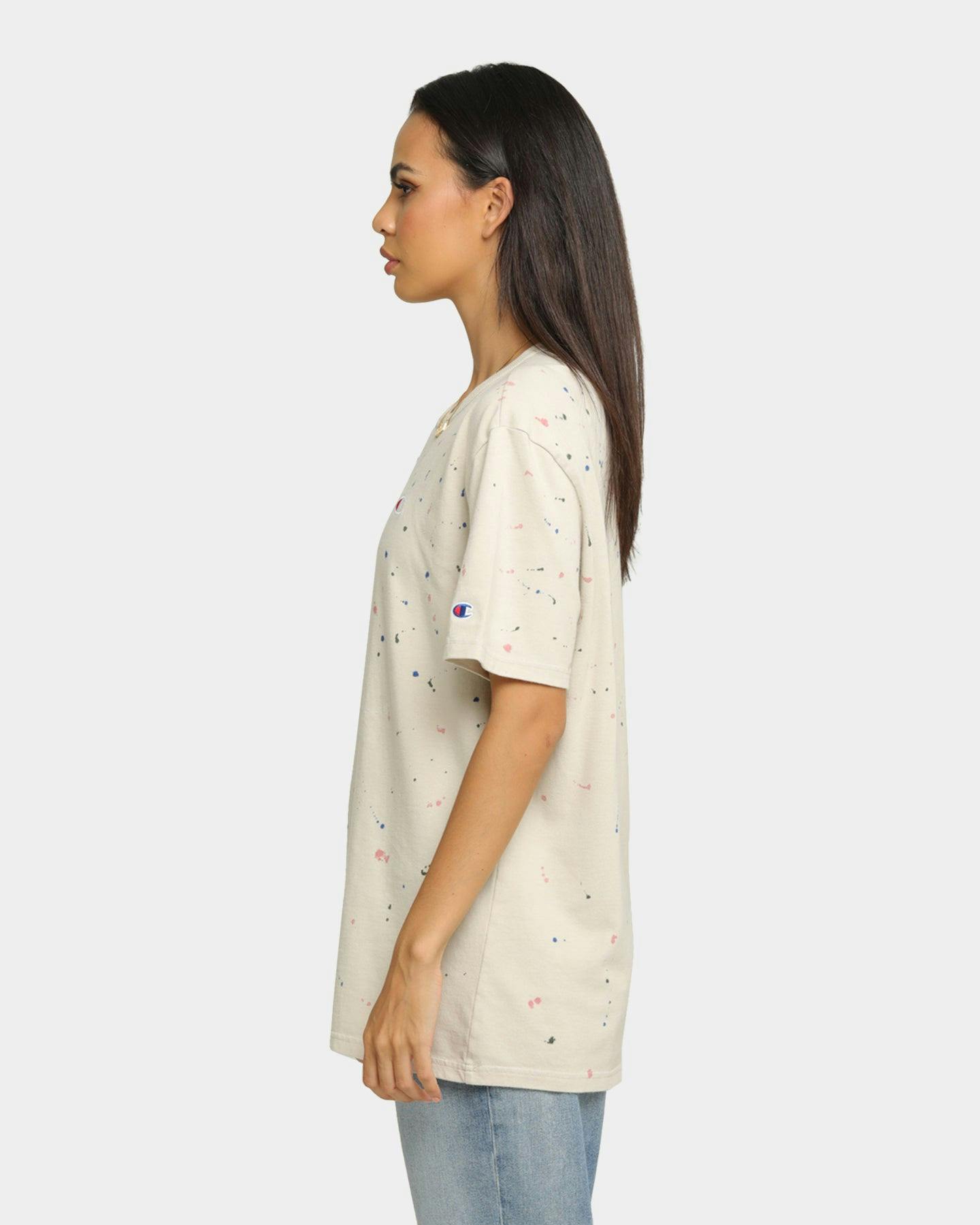 Champion Heritage Paint Splat T-Shirt Pebblestone | Culture Kings US