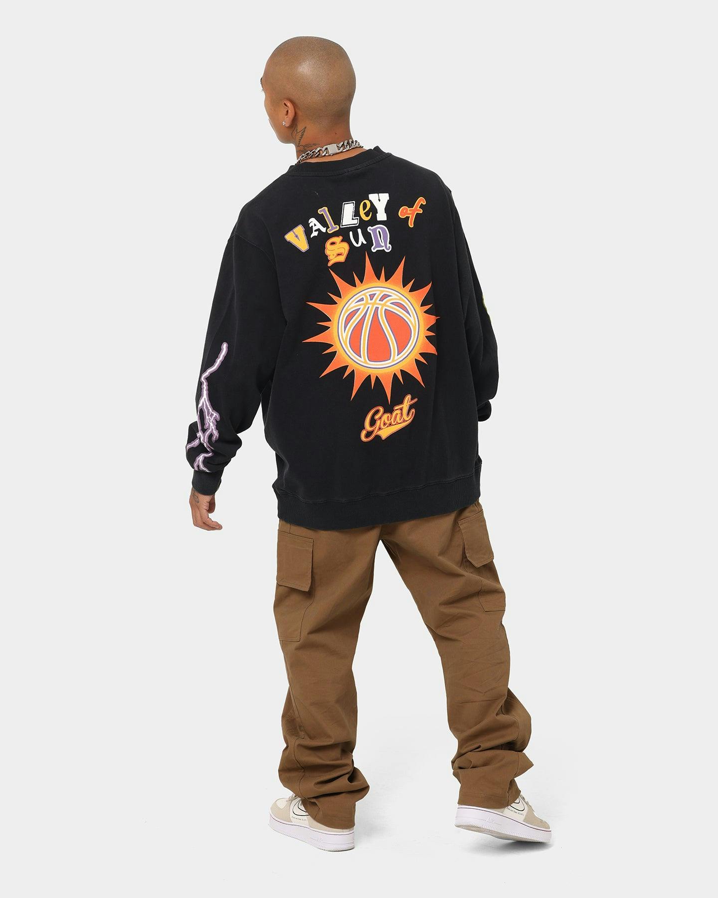 Goat Crew Valley Of The Sun Vintage Crew Black Wash | Culture Kings US