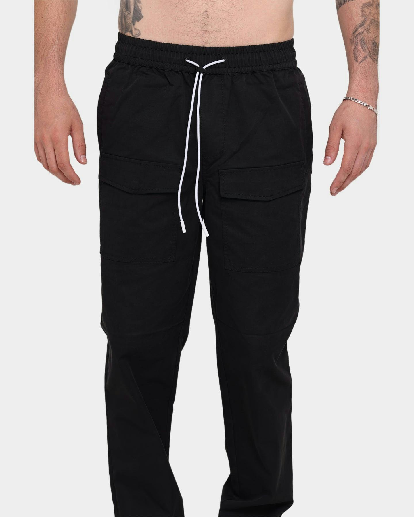 Carré Artisan Cargo Pant Washed Black | Culture Kings US