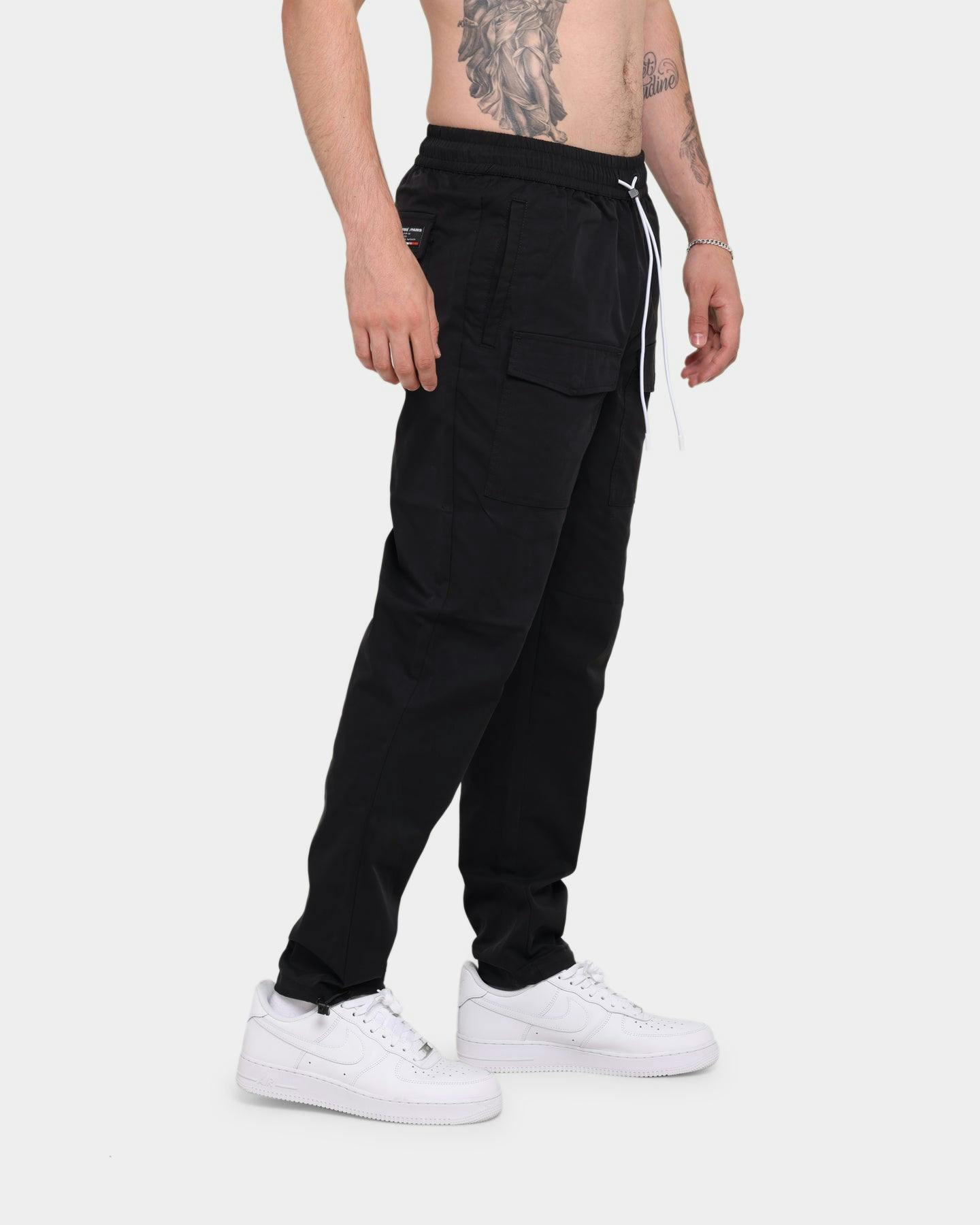 Carré Artisan Cargo Pant Washed Black | Culture Kings US