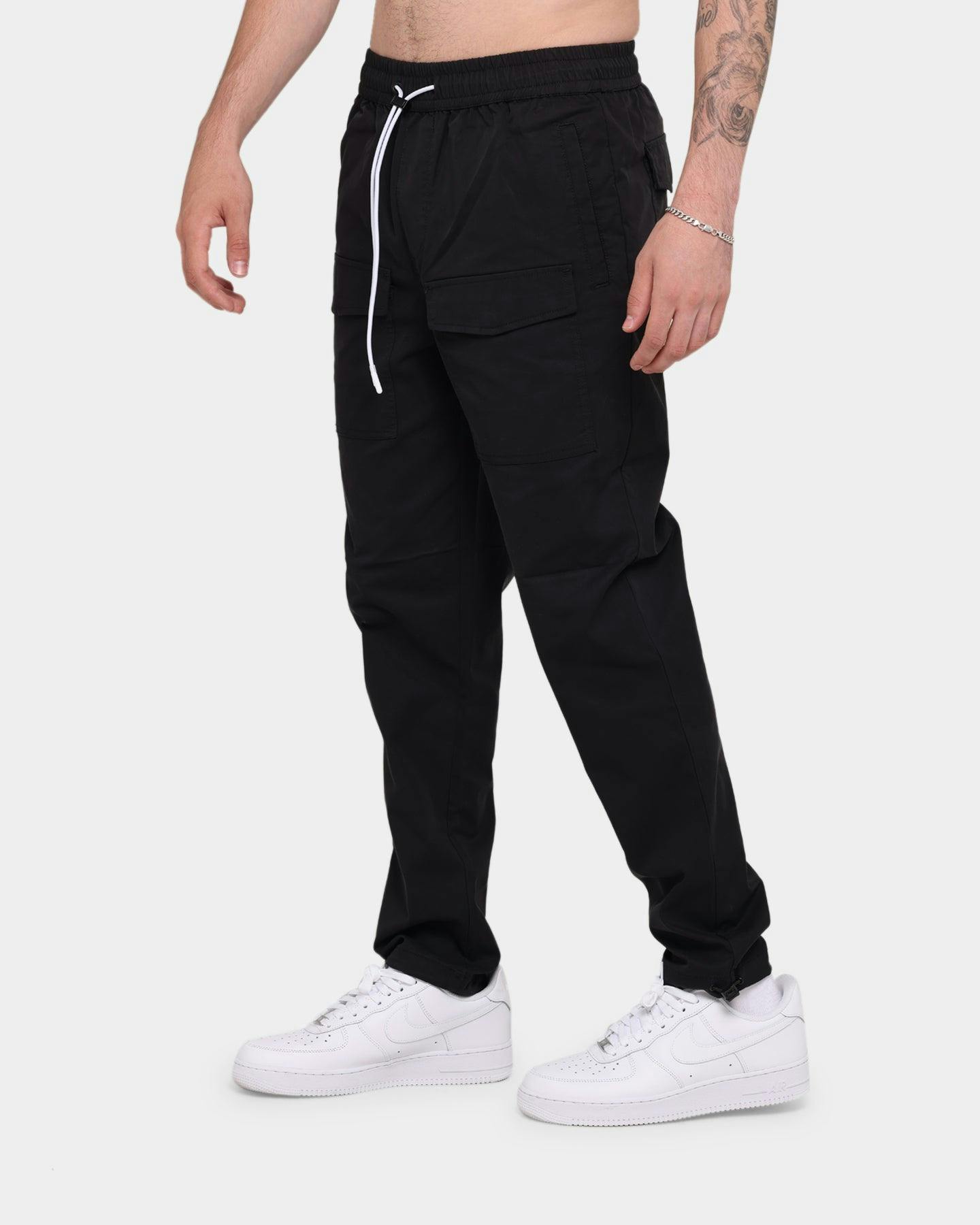 Carré Artisan Cargo Pant Washed Black | Culture Kings US