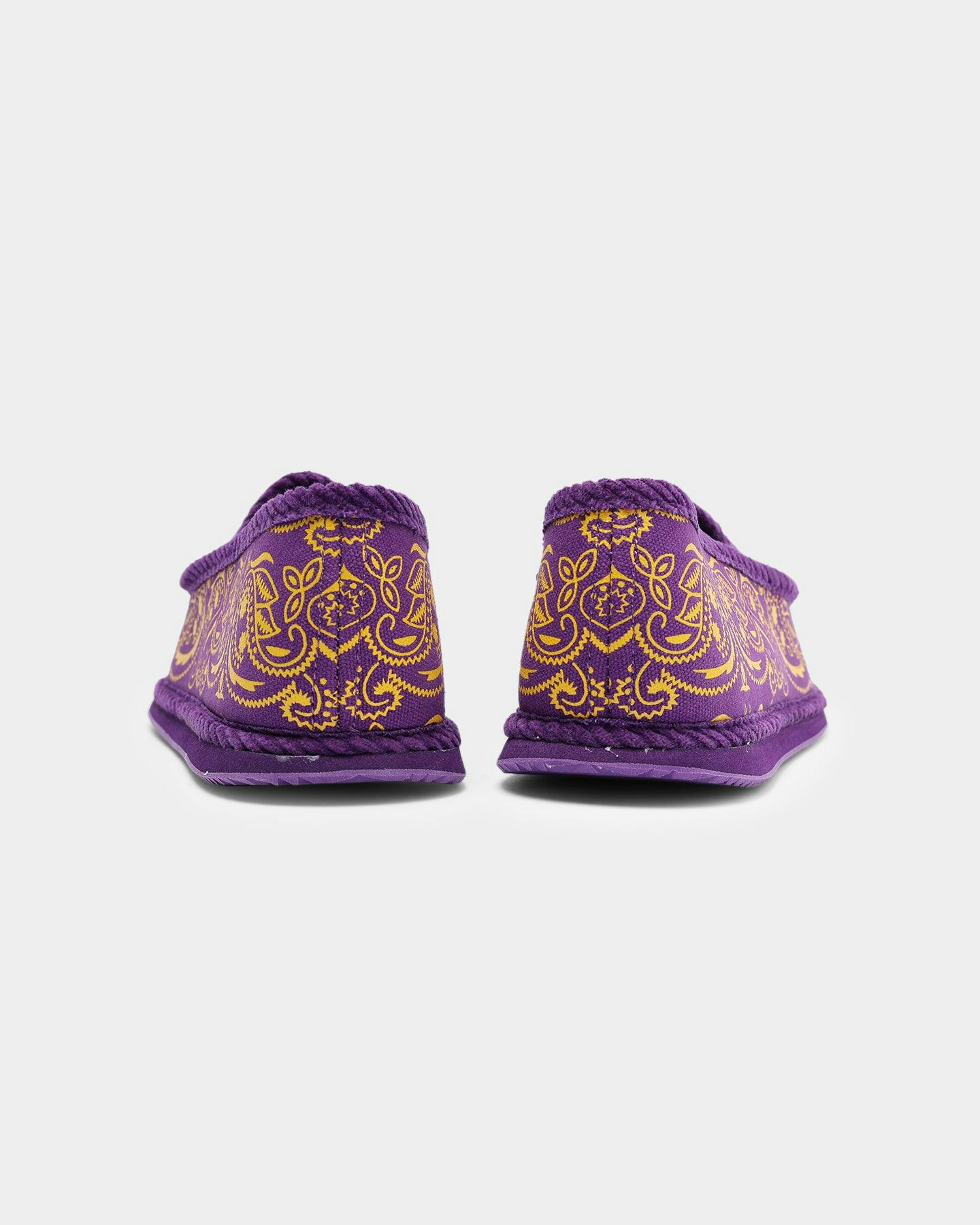 Goat Crew Bandana Slipper Purple/Yellow | Culture Kings US