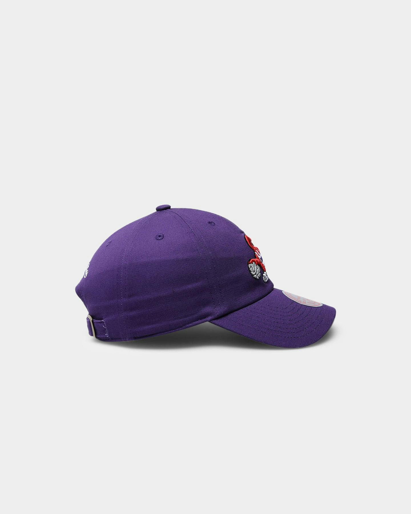 Mitchell & Ness Toronto Raptors Dad Hat Strapback Purple | Culture Kings US
