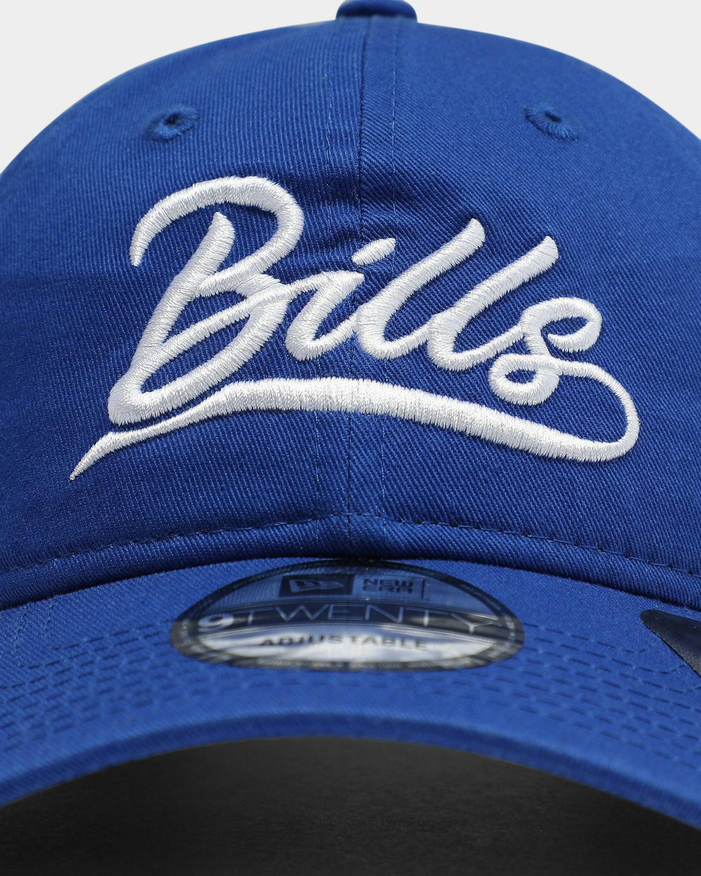 New Era Buffalo Bills Script 9TWENTY Strapback Majestic Blue | Culture ...