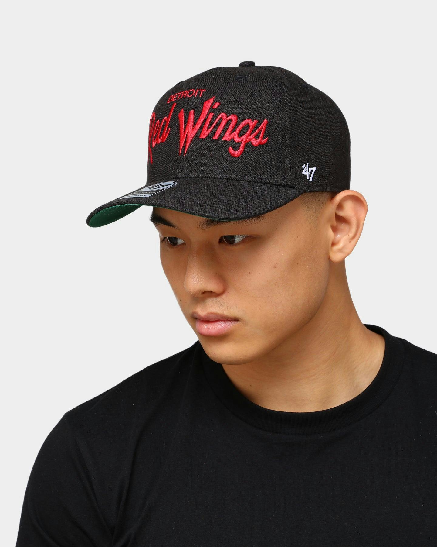 47 Brand Detroit Red Wings Script MVP DP Snapback Black | Culture Kings US