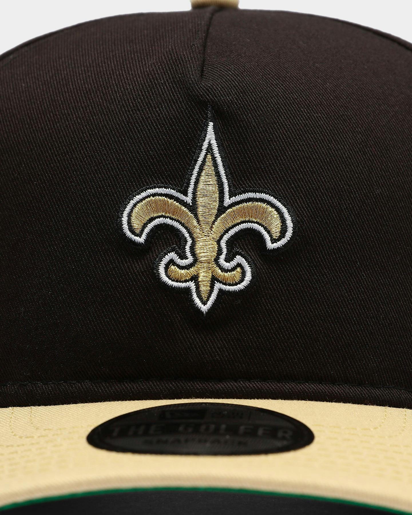 New Era New Orleans Saints Old Golfer Snapback Black/Gold | Culture ...