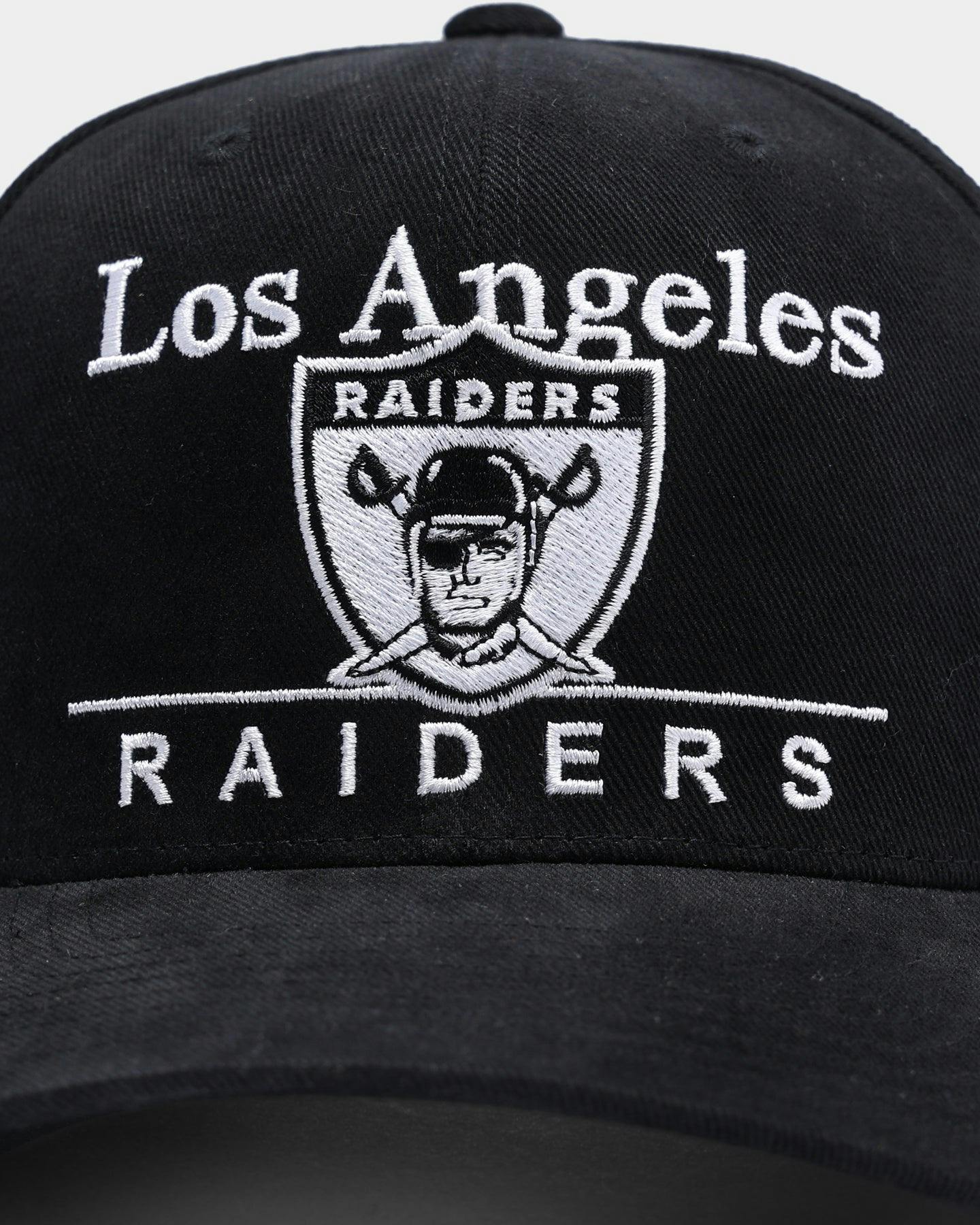 Mitchell & Ness Los Angeles Raiders Stack Pro Crown Snapback Black ...